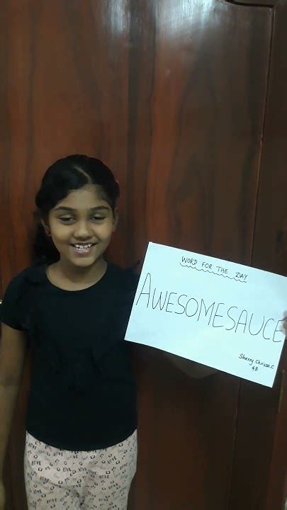 Word For The Day Awesomesauce Youtube