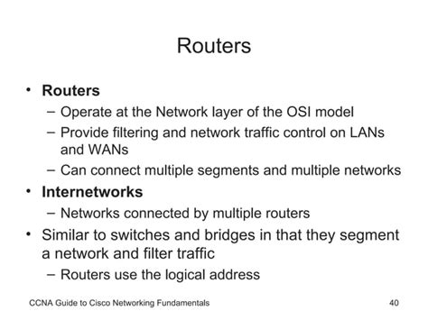 Ccna Network Devices Ppt