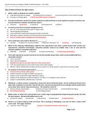 MidTerm Pdf Systems Analysis And Design I Midterm Model Answers Nov 2019 Q 1 5 Marks