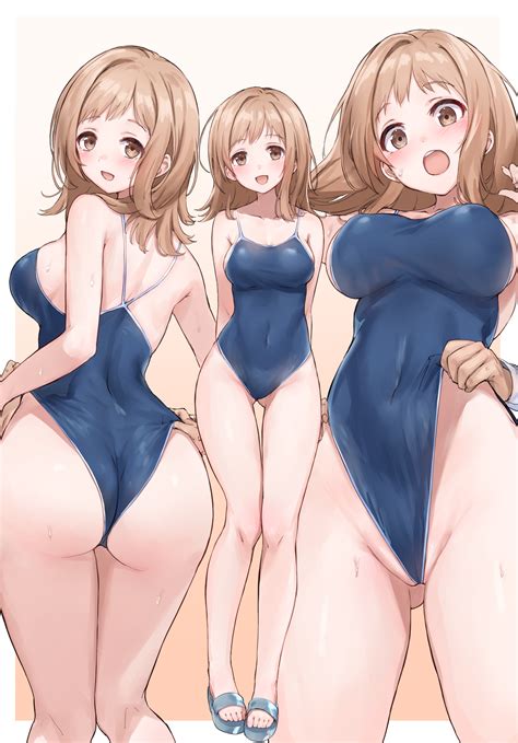 One Piece Swimsuit Pull Danbooru