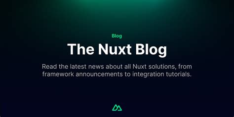 Nuxt 博客 Nuxt 框架