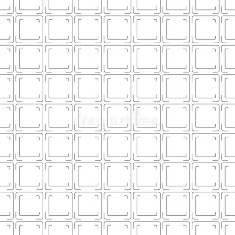 Seamless Geometric Pattern Linear Background Stock Vector