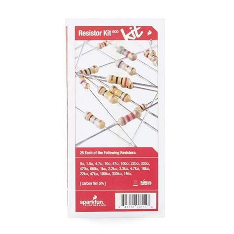 Sparkfun 500 14w Resistor Kit Multicolor One Pack