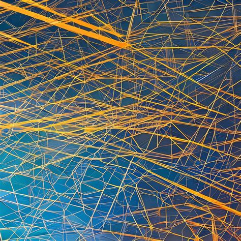 An Abstract Representation Of Personal Identity With Fragmented Forms Intersecting Lines And