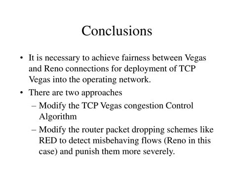 ppt tcp vegas congestion control algorithm powerpoint presentation