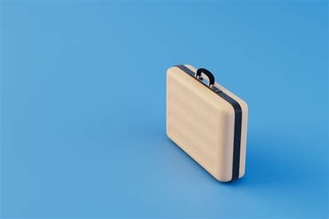 여행 가방에 물건 운송 파란색 배경에 케이스 복사 붙여 넣기 공간 복사 3d 렌더링 가방에 대한 스톡 사진 및 기타 이미지 가방 가죽 고풍스런 Istock