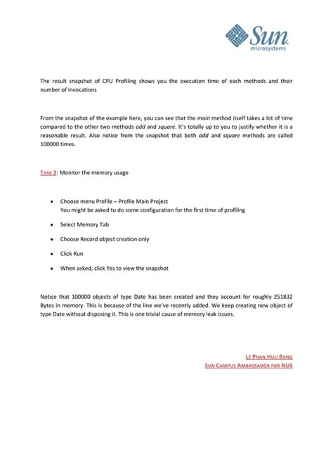 Debugger And Profiler In Netbeans Pdf