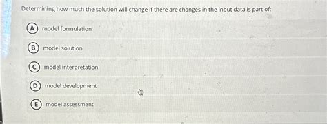 Solved Determining How Much The Solution Will Change If Chegg Com