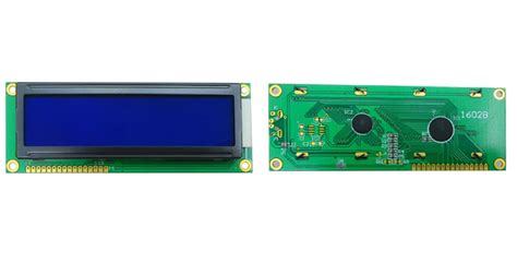 1602 Blue Display Small Monochrome Lcd Panel 16x2 Character Display Module
