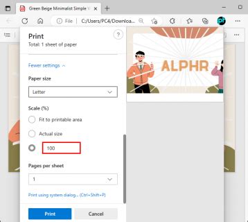 How To Print For Free In Canva