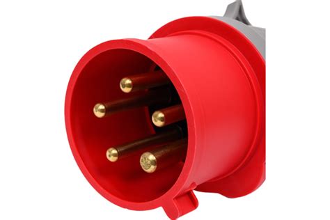 Вилка переносная EKF 025 3Р+РЕ+N 32А 380В IP44 PROXIMA ps-025-32-380 ...