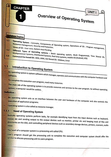 Operating System 1 And 2 Chapters Computer Engineering Studocu