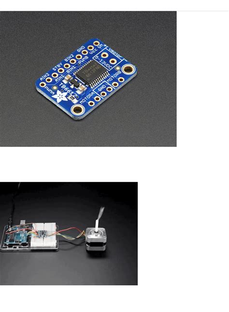 Tb6612 1 2a Dc Stepper Motor Driver Breakout Brd Datasheet By Adafruit Industries Llc Digi Key