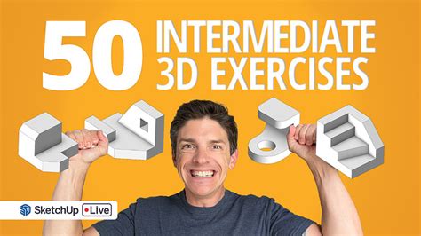50 Exercises To Make You A Stronger 3d Modeler 💪 Happenings Sketchup Community 50 Exercises To Make You A Stronger 3d Modeler 💪 Happenings Sketchup Community