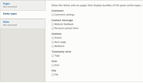 Entity Block Visibility