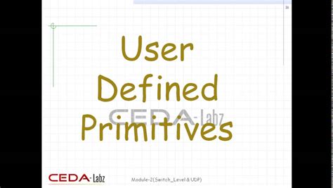 Vlsi Designing Verilog Hdl Tutorial By Ceda Labz Module 2switch Level