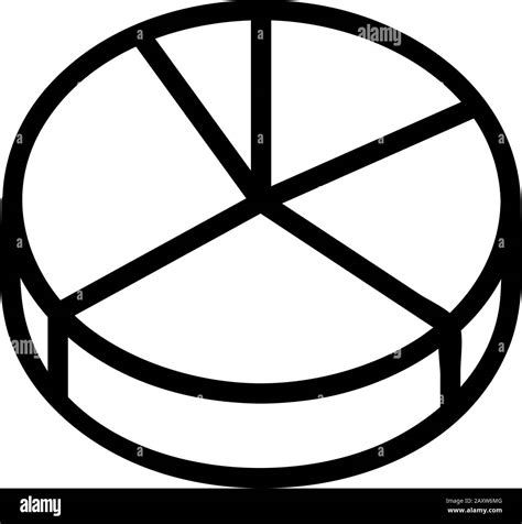 Chart Icon Vector Isolated Contour Symbol Illustration Stock Vector