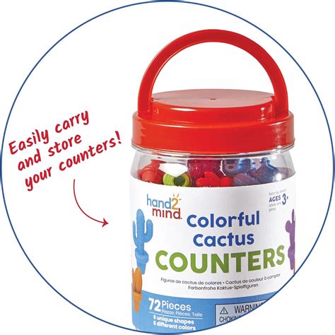 Learning Resources Colourful Cactus Counters Early Years Classroom