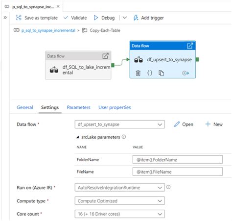 Azure Data Factory Mapping Data Flow Incremental Upsert