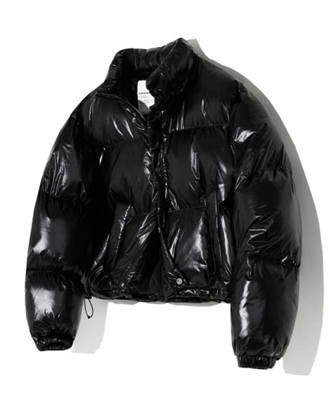 우먼 Wave 로고 Hype 글로시 컬러링 크롭 푸퍼글로시블랙 최저가 검색 최저가 49900원 할인 알림