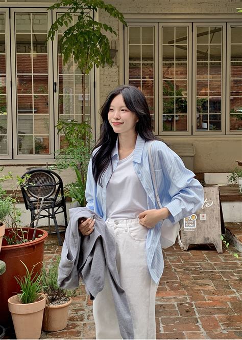 핫핑 Made 메이츠 루즈핏 스트라이프 긴팔셔츠 44~110