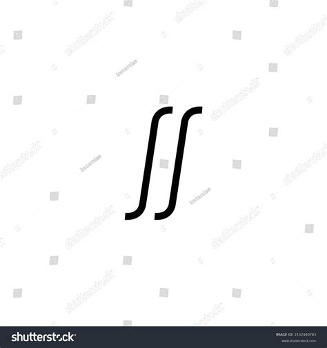 Double Integral Symbol Vector Integral Calculus Stock Vector Royalty Free 2132440783