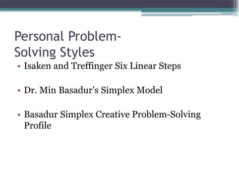 Ppt Problem Solving Powerpoint Presentation Free Download Id4473503