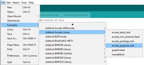arduino test introducing adafruit pygamer adafruit learning system