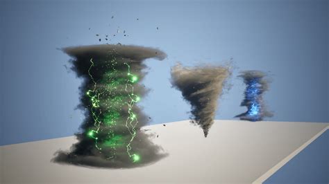 Tornado Generator Niagara Fluids Unreal Engine Asset