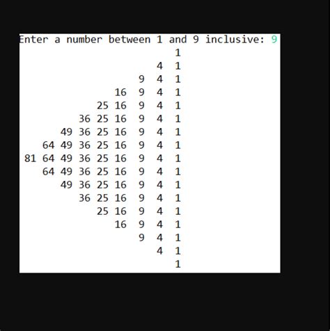 solved n 1 the squares between n−1 to 1 are printed