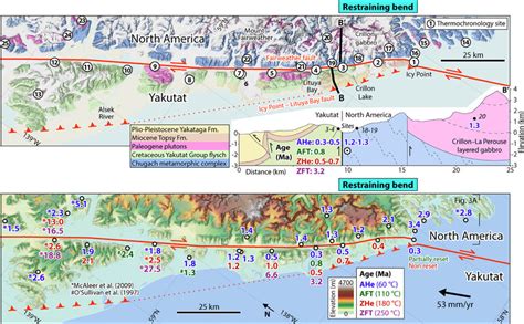 A Fairweather Fault Southeastern Alaska Geology Wilson Et Al
