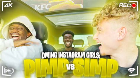 Dming Ig Baddies Like A Simp Vs Pimp South African Youtubers Youtube
