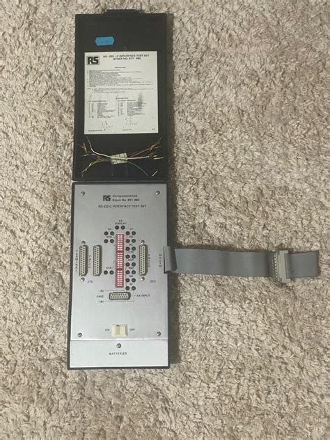 RS C Interface Test Set TV Home Appliances Electrical Adaptors Sockets On Carousell
