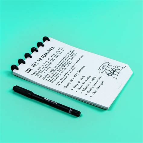 Modubooq™ Essential Modular Reusable Smart Notebook A5 Patboard