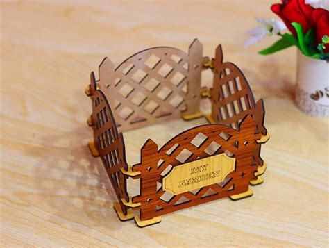 Laser Cut My Garden Fence Decoration 3mm Vector File Vectors File
