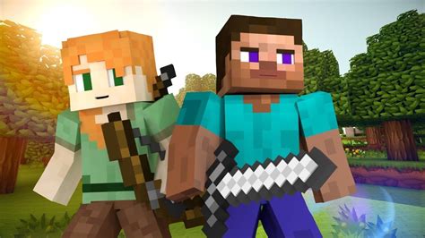 Minecraft Animation Steve And Alex Everyday Life Youtube