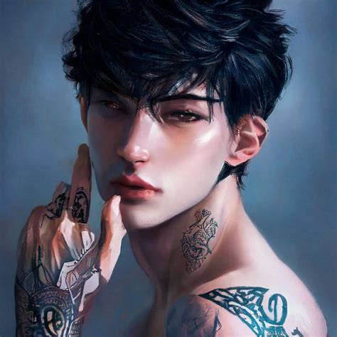 Ai Art Boy With Tattoos By Arimakiso On Deviantart