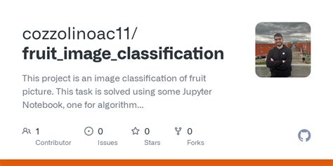 Github Cozzolinoac11fruitimageclassification This Project Is An Image Classification Of