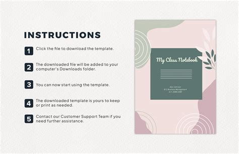 Aesthetic Notebook Template In Word Download Template Net