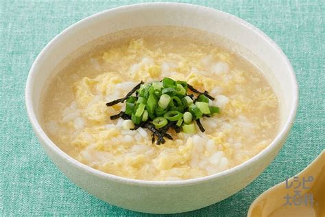 だしがふんわりたまご雑炊のレシピ・作り方｜レシピ大百科（レシピ・料理）｜【味の素パーク】 ご飯や卵を使った料理 レシピ 料理