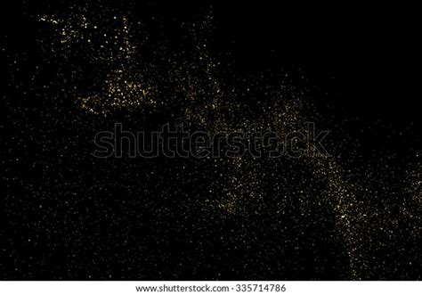 검은 바탕에 금색 반짝이 질감색종이 꽃들이 스톡 벡터로열티 프리 335714786