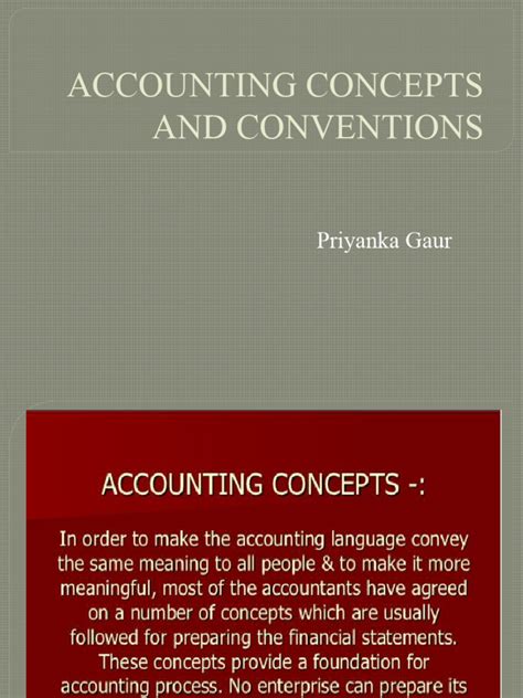 Accounting Concepts And Conventions Pdf