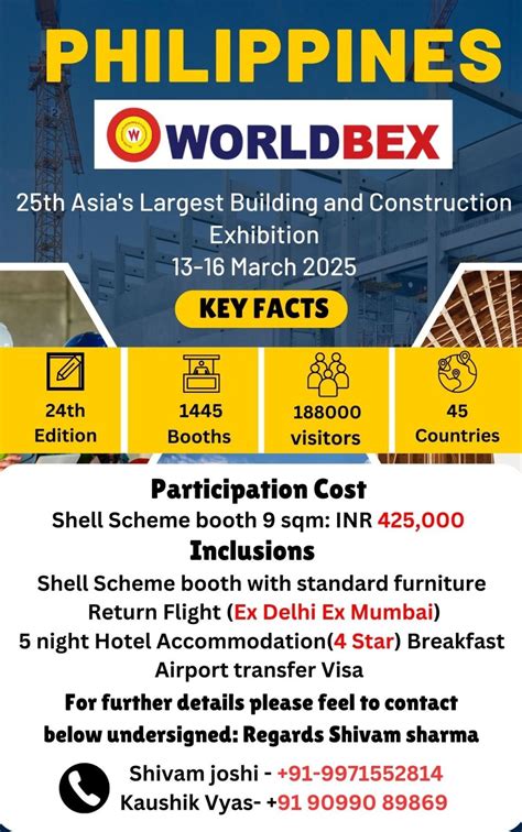 Deepanshu Rajput On Linkedin Worldbex2025 Asiaslargestbuildingexhibition Constructionexpo