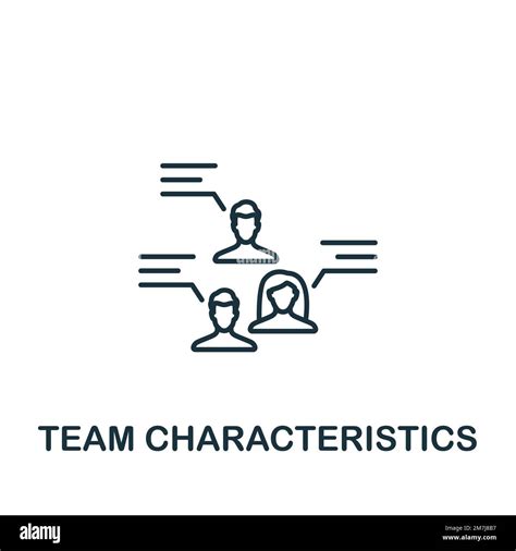 Team Characteristics Icon Monochrome Simple Project Management Icon For Templates Web Design