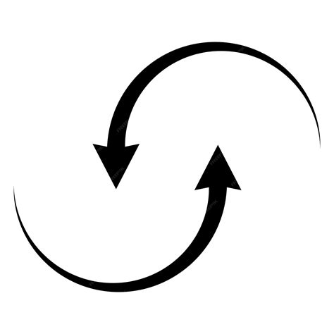 Premium Vector Energy Transition Icon Reset Switch Circular Arrow