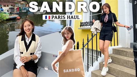 기다리셨죠 파리 쇼핑하울🇫🇷 우선 산드로부터 털어봤습니다ㅣ봄 옷 많음ㅣ파리 산드로 아울렛 매장 니스매장ㅣ Youtube