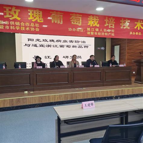 农技专家送指导，助力诸暨葡萄优质丰产