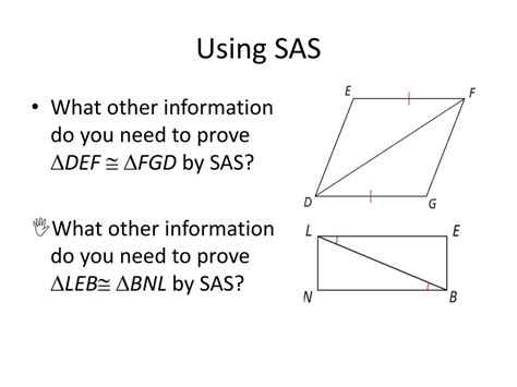 Ppt 4 2 Triangle Congruence By Sss And Sas Powerpoint Presentation