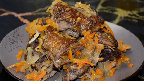 ГУСКА ТУШЕНА з підливою Домашня птиця провірений роками рецепт Youtube