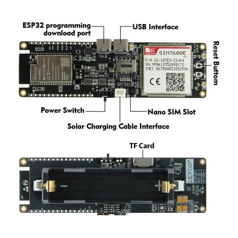 Ttgo Lilygo® T Sim7600 Esp32 Lte Cat4 1 4g Development Board Sim7600g H R2 Sim7600sa H Sim7600e